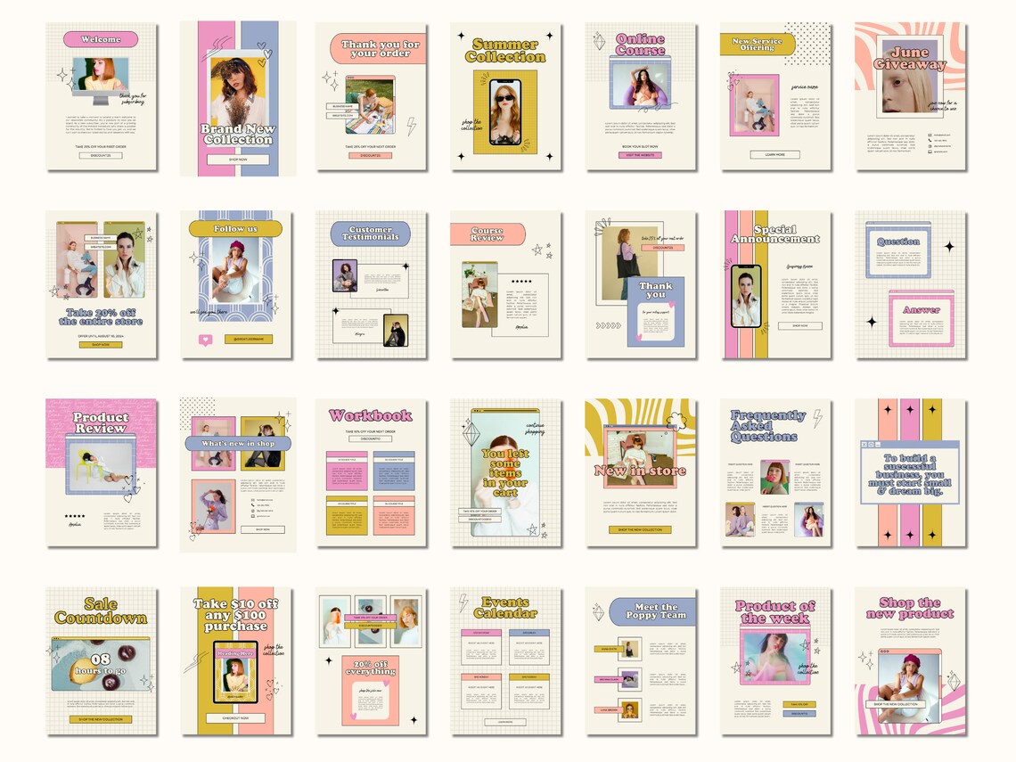 Email Marketing Templates Canva, Modern Colorful Newsletter Template ...