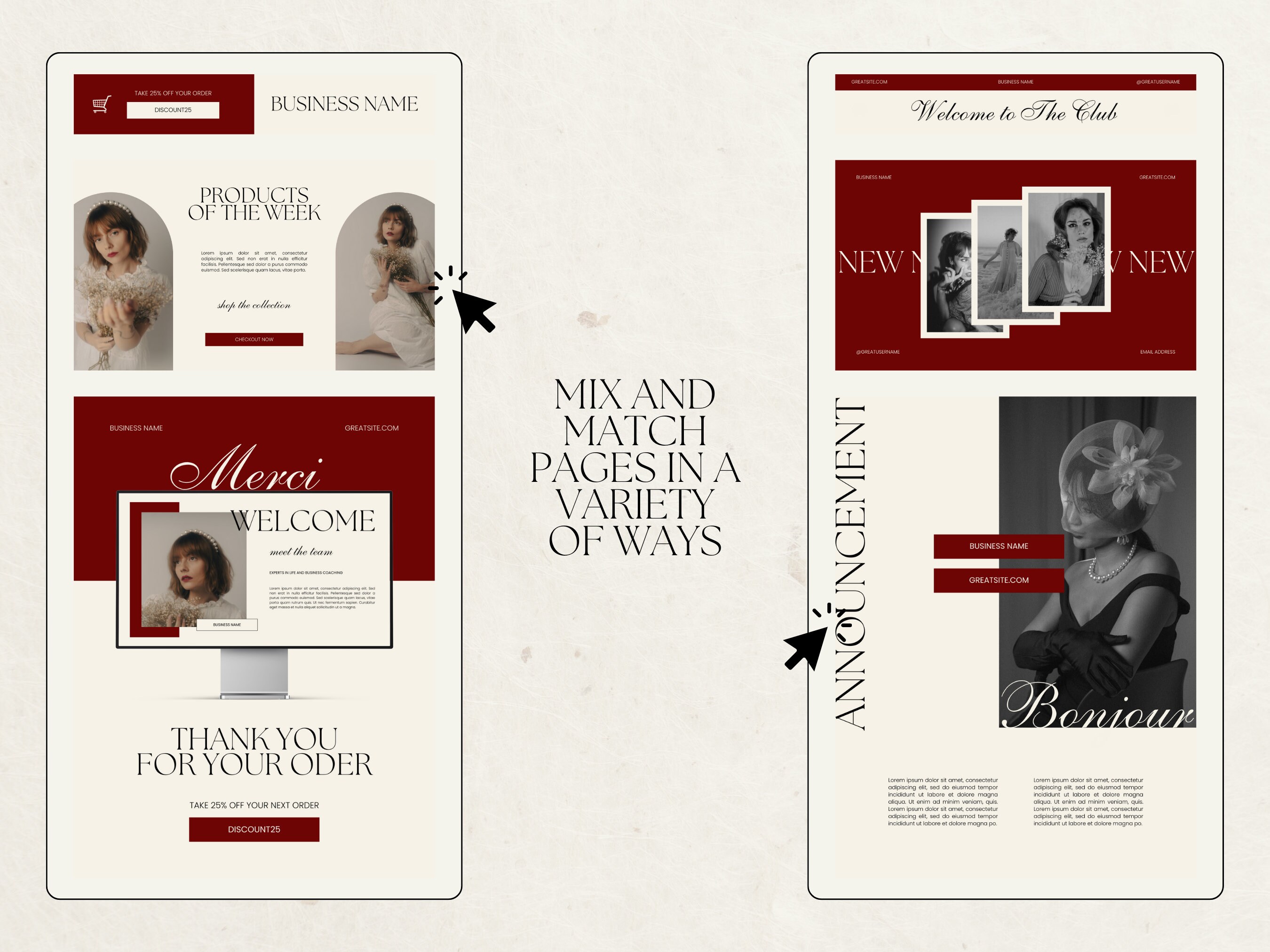 Email Marketing Templates Canva, Modern Aesthetic Newsletter Template ...