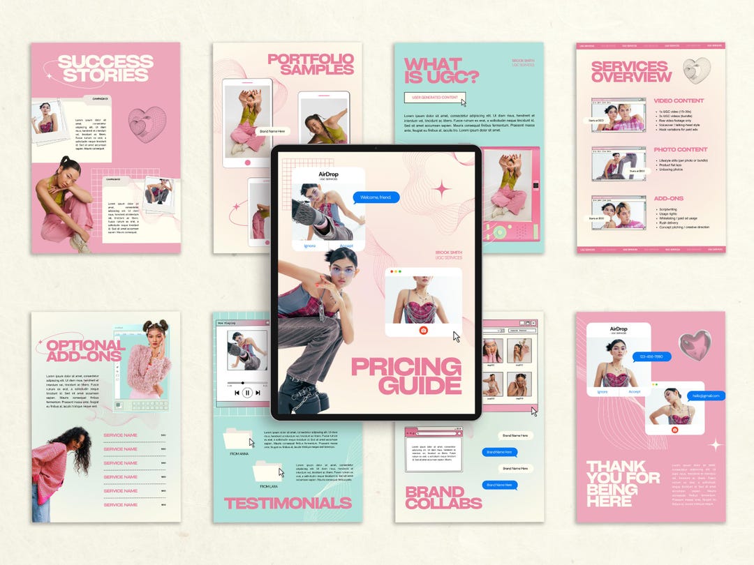 UGC Content Creator Pricing Guide, Influencer Services Pricing List ...