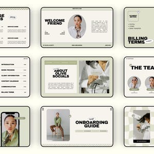 Social Media Manager Onboarding Kit, Canva Client Welcome Guide Packet ...