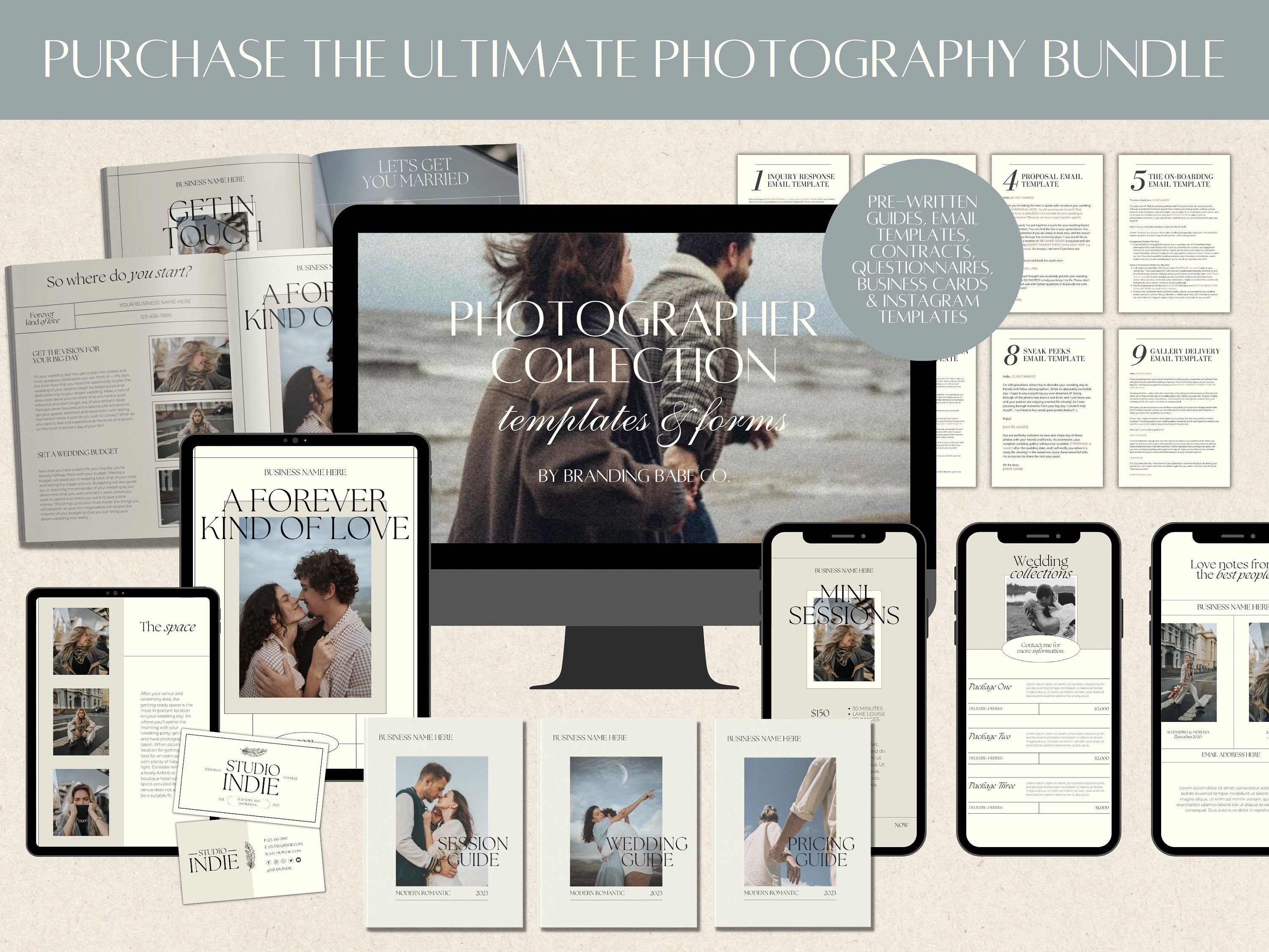 CANVA Modern Client Engagement Session Style Guide With Content, Pre-written Couples Session ...