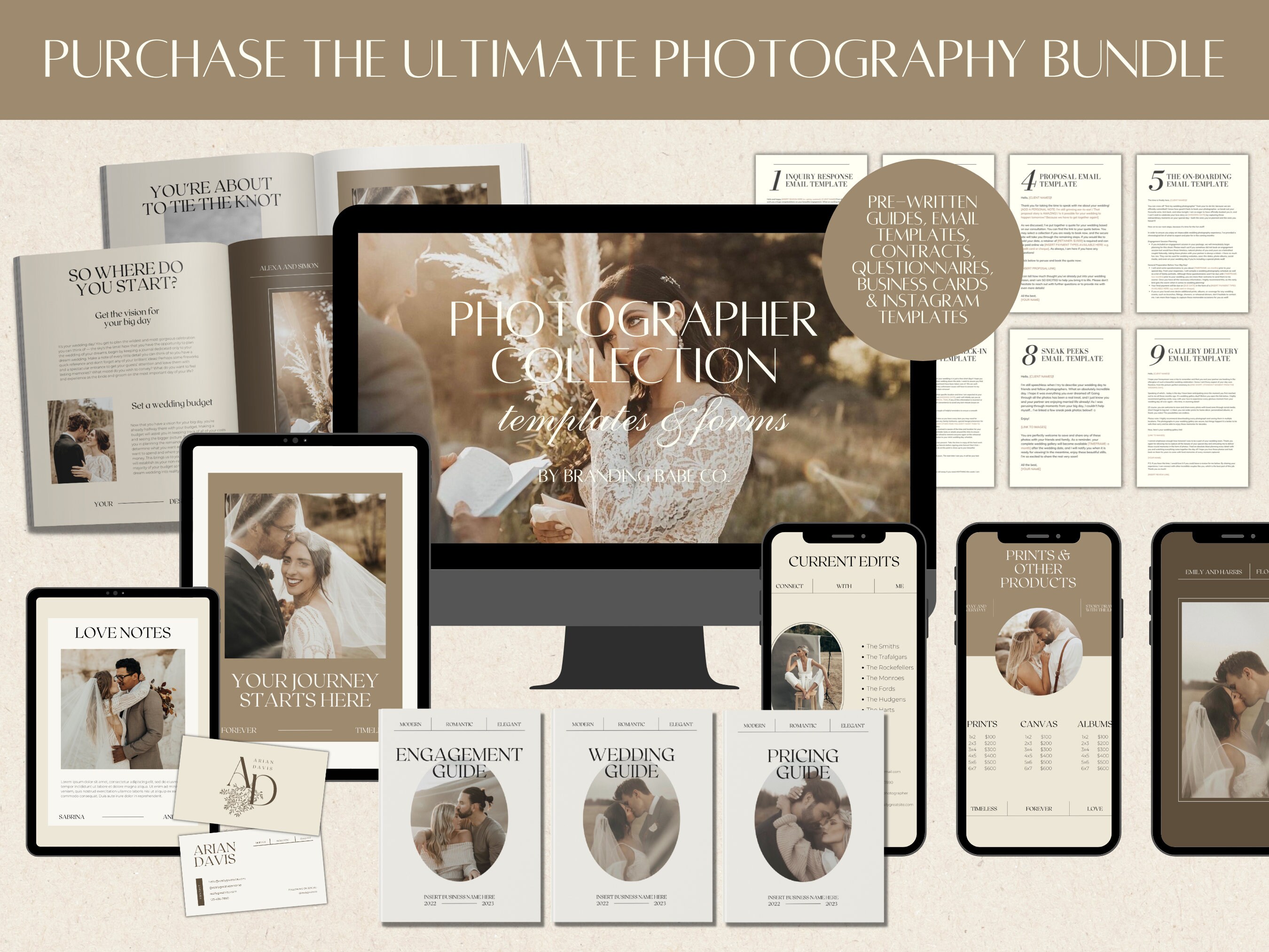 CANVA Modern Senior Session Guide With Content, Pre-written Welcome ...