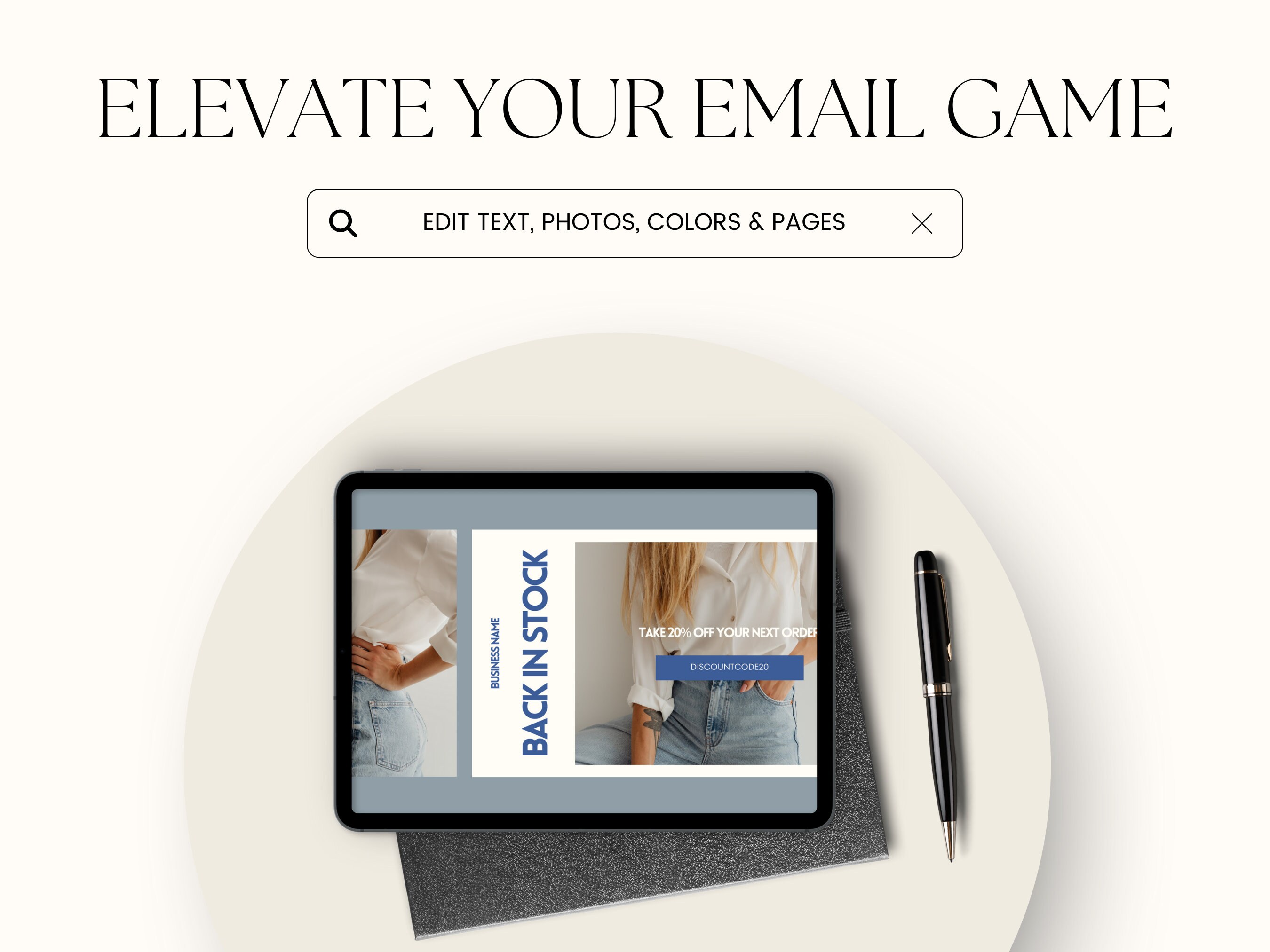Email Marketing Templates Canva, Modern Editorial Newsletter Template ...