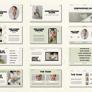 Social Media Manager Onboarding Kit, Canva Client Welcome Guide Packet ...