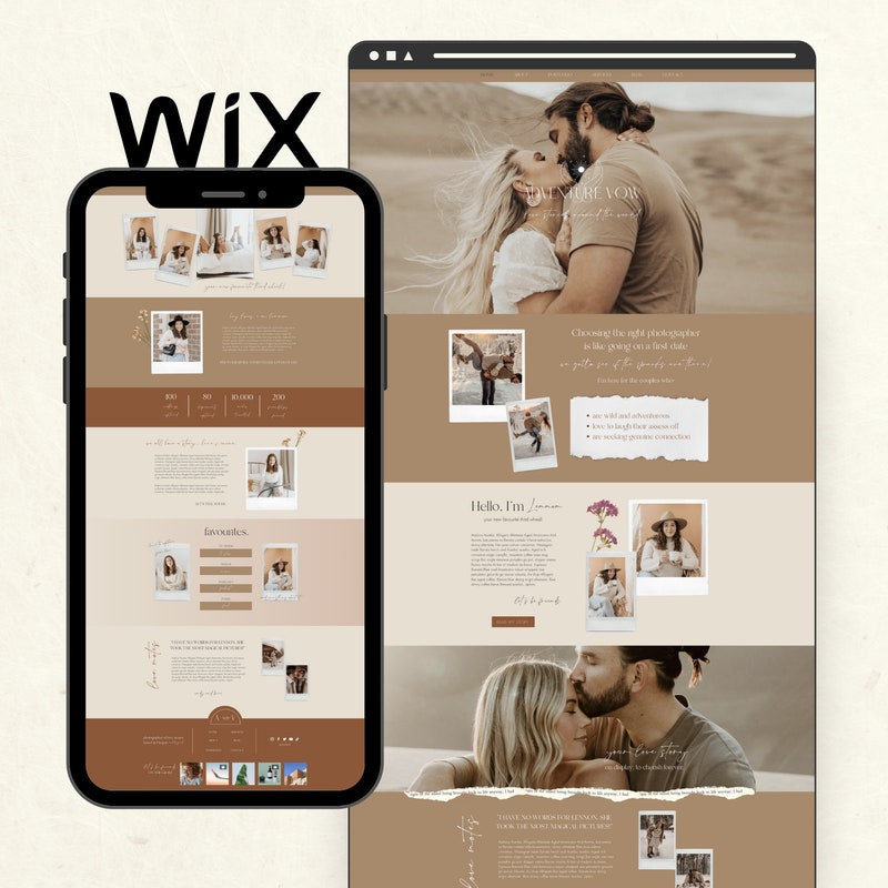 Wix Templates - Etsy