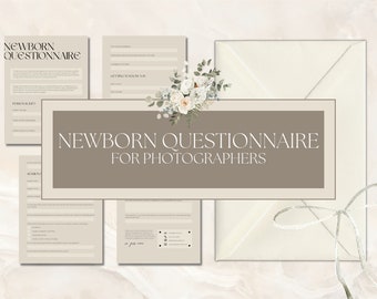 Photography Client Questionnaire - Etsy