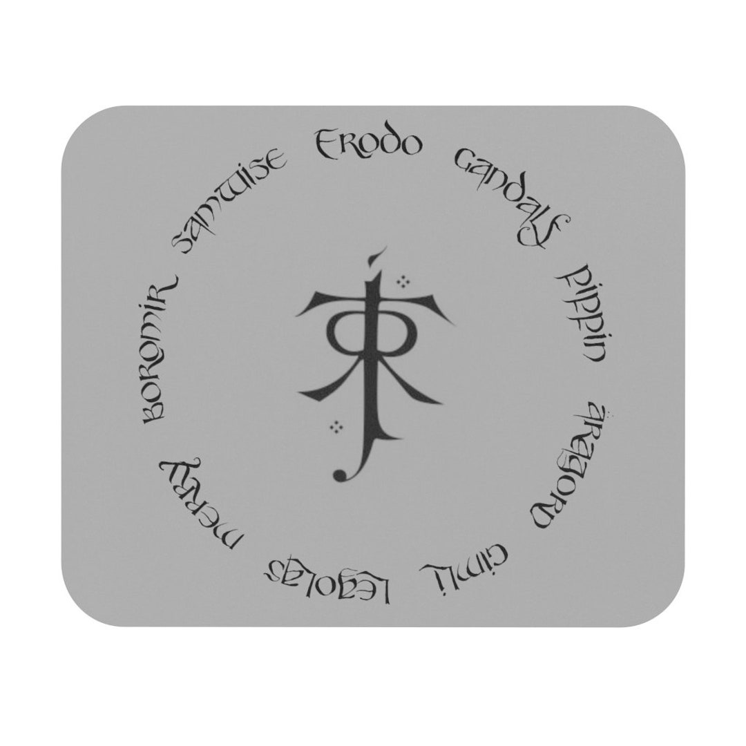 Tolkien Symbol | the Fellowship of the Ring | Lord of the Rings Mouse ...