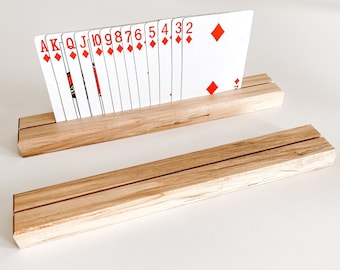 Tabletop Playing Card Holder / Playing Card Stand / Extendable - Etsy