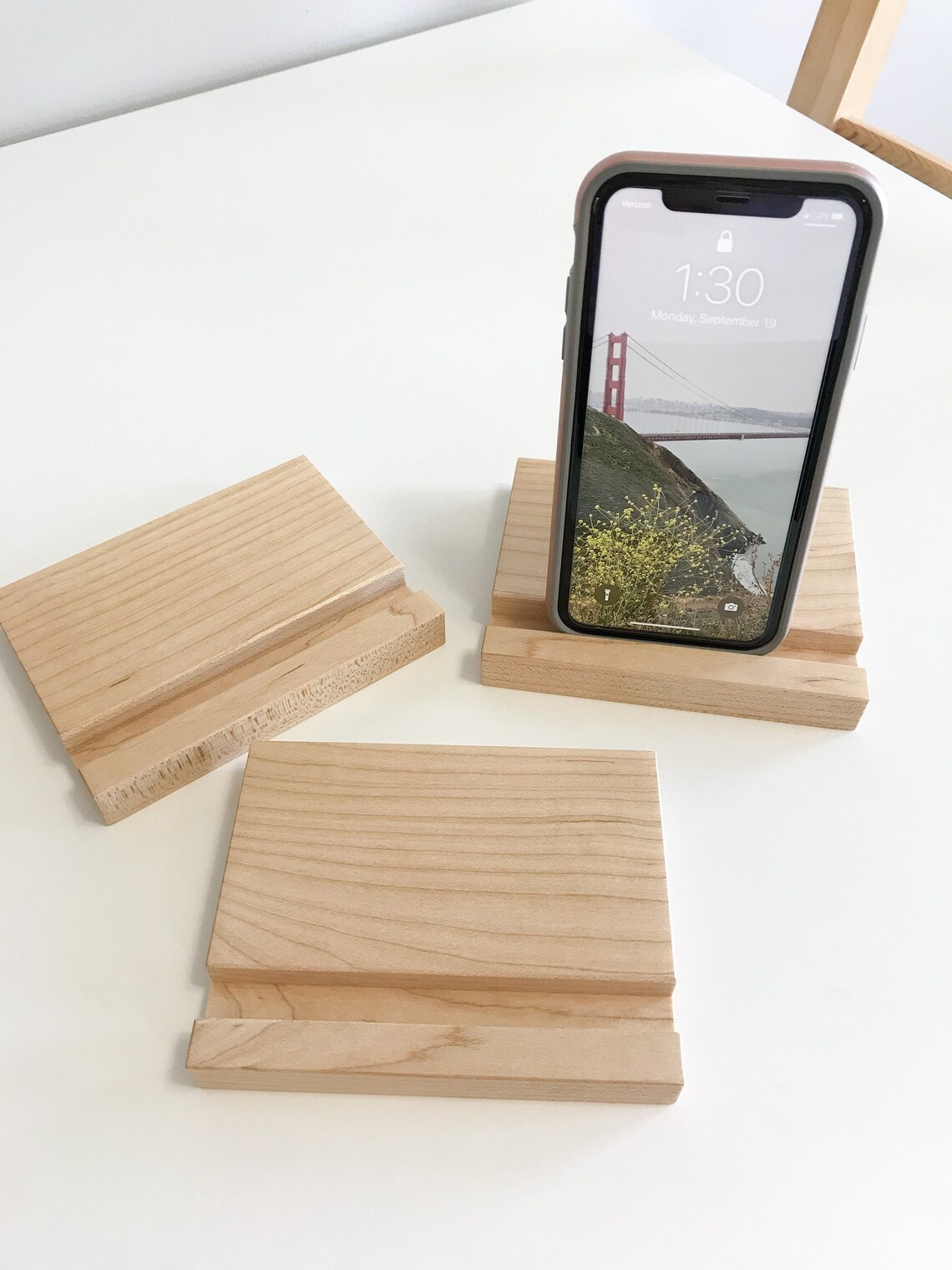 Wooden Phone Stand Ipad Holder Iphone Stand Wood - Etsy