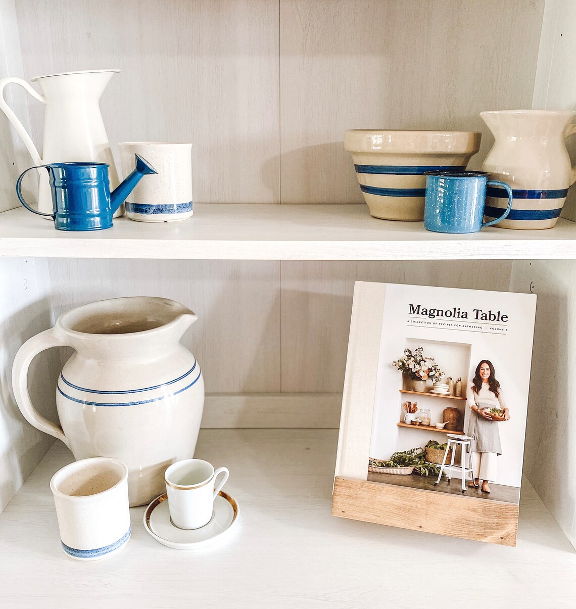 Rustic Wooden Cookbook Stand Recipe Holder Cookbook Display | Etsy