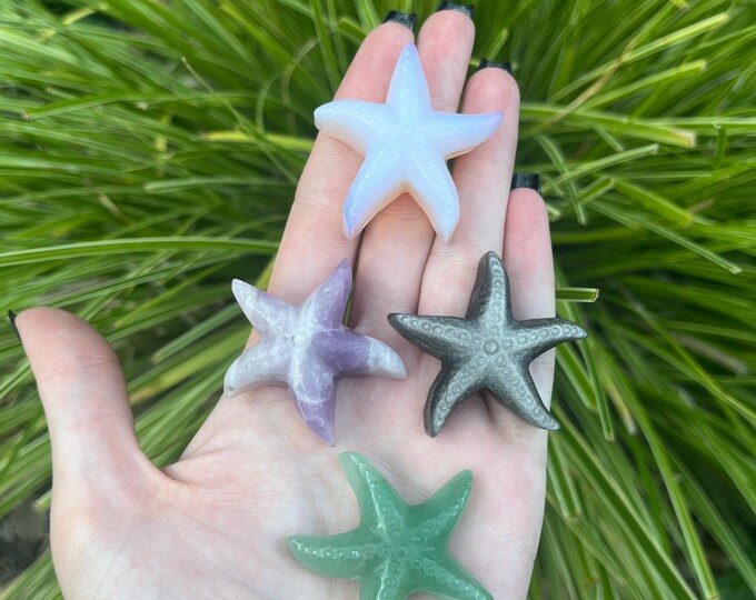Crystal Starfish / Crystal Marine Life / Crystal Ocean - Etsy