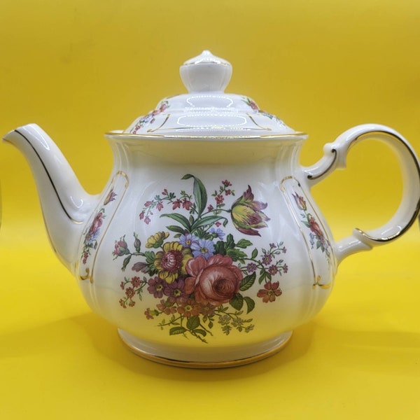 Gold Trim Teapot - Etsy