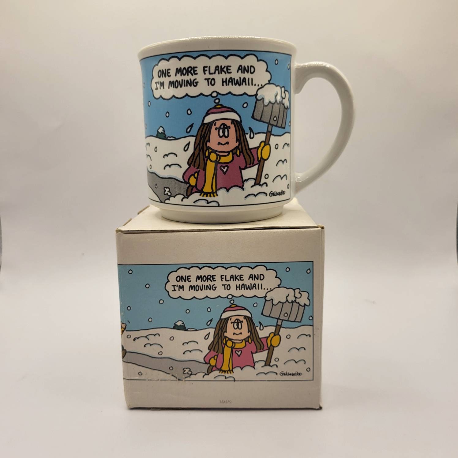 Vintage Cathy Cartoon Mug One More Flake and I'm Moving to Hawaii Cup ...