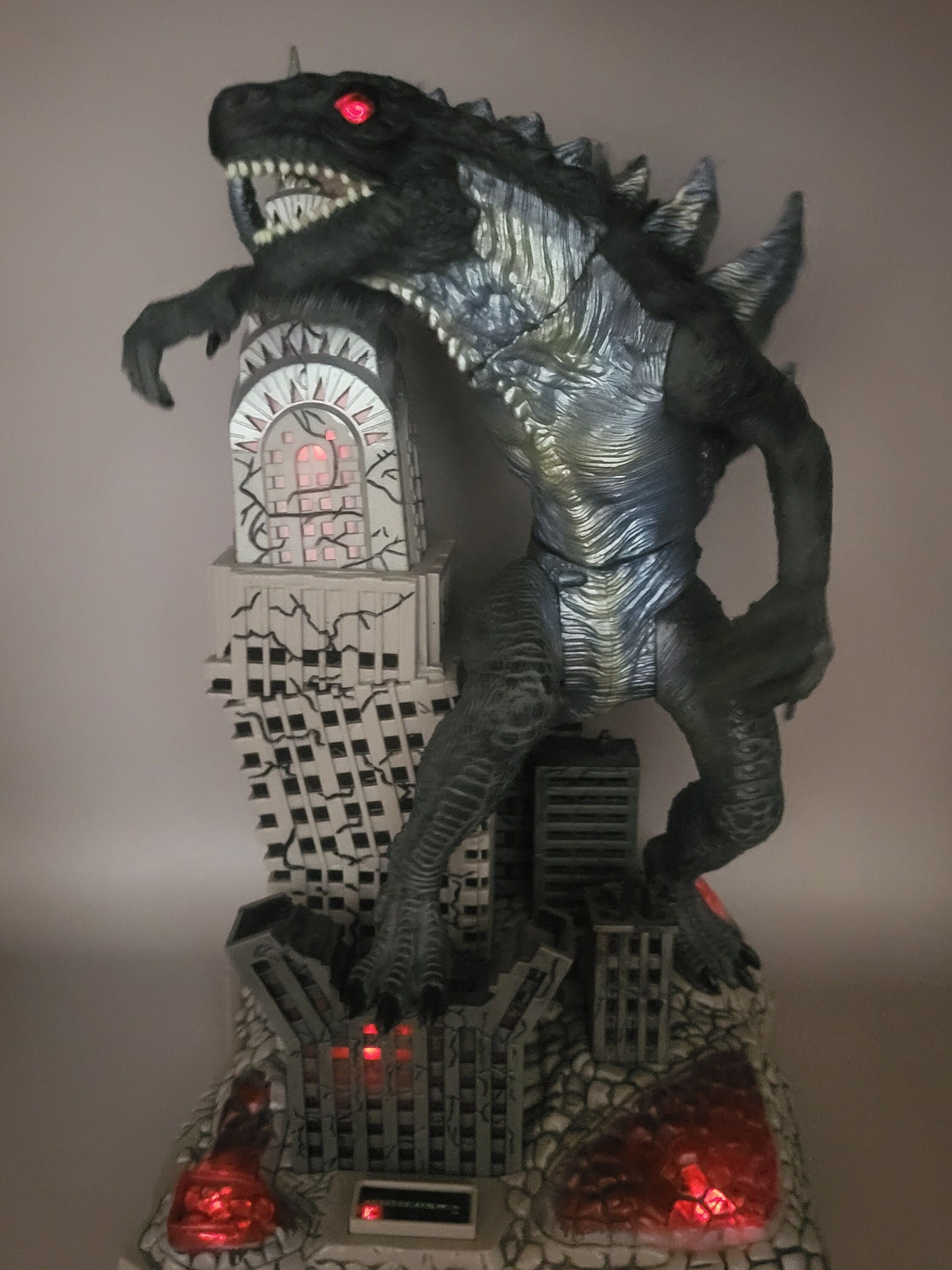 Vintage Godzilla Empire State Building Animated Coin Bank, Rare Toho ...