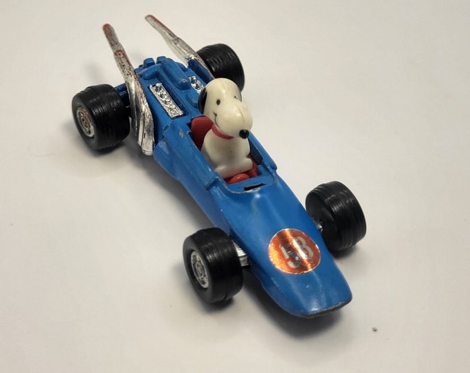 Vintage Snoopy Mini Die Cast F1 Car Aviva 1958 - Etsy