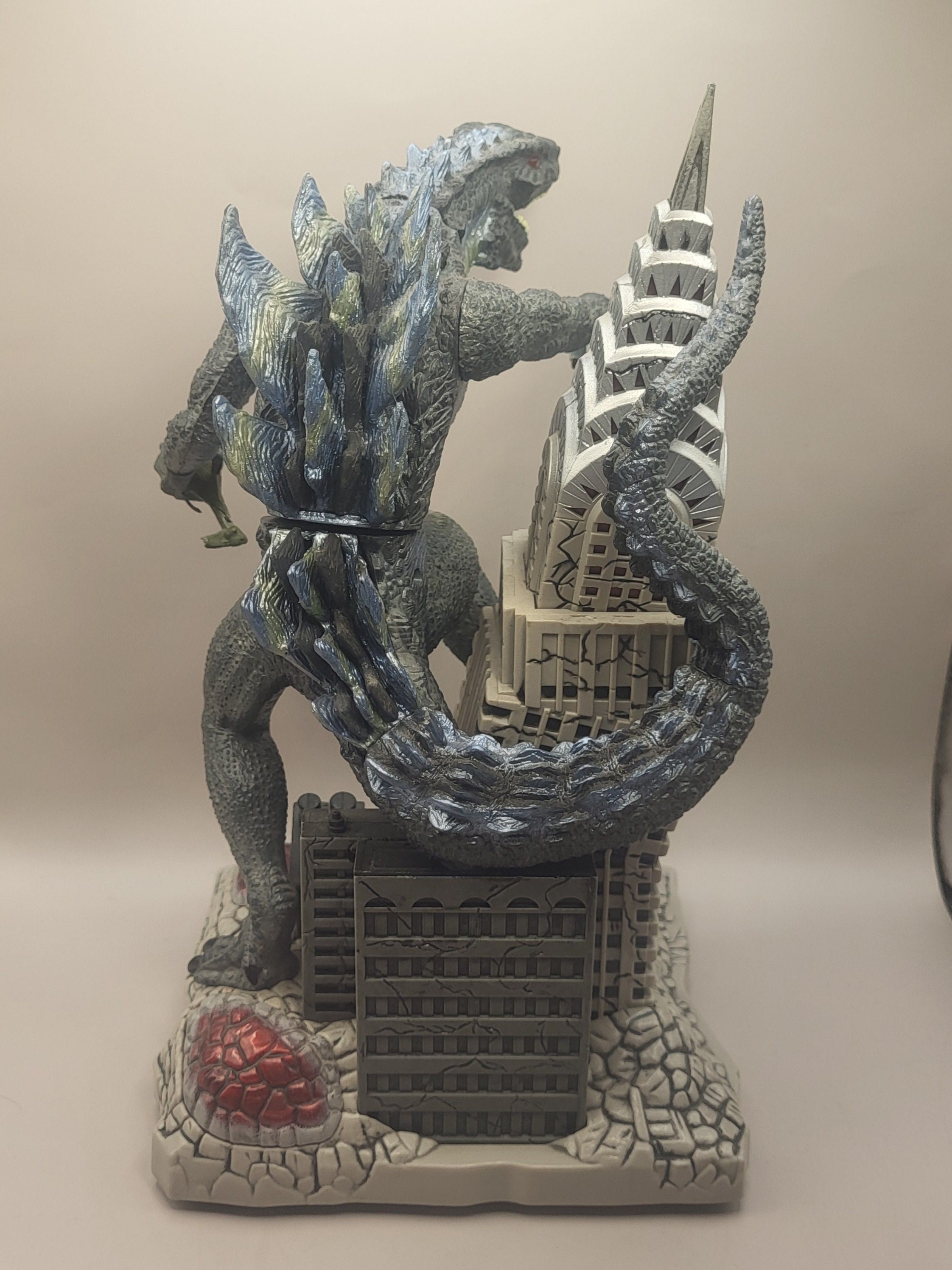 Vintage Godzilla Empire State Building Animated Coin Bank, Rare Toho ...