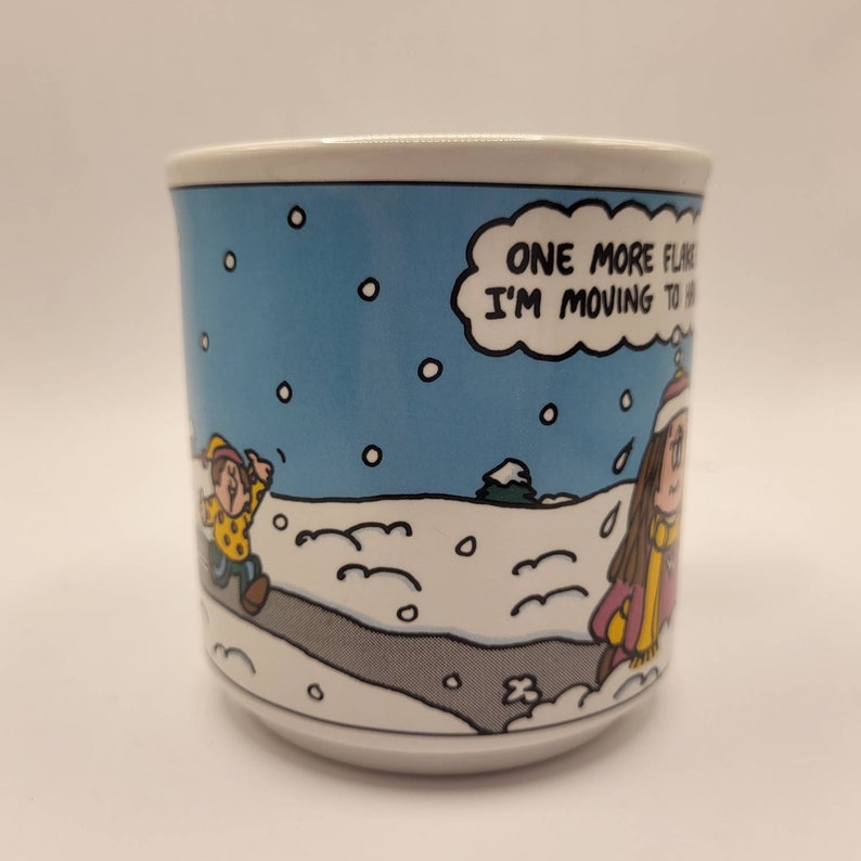 Vintage Cathy Cartoon Mug One More Flake and I'm Moving to Hawaii Cup ...