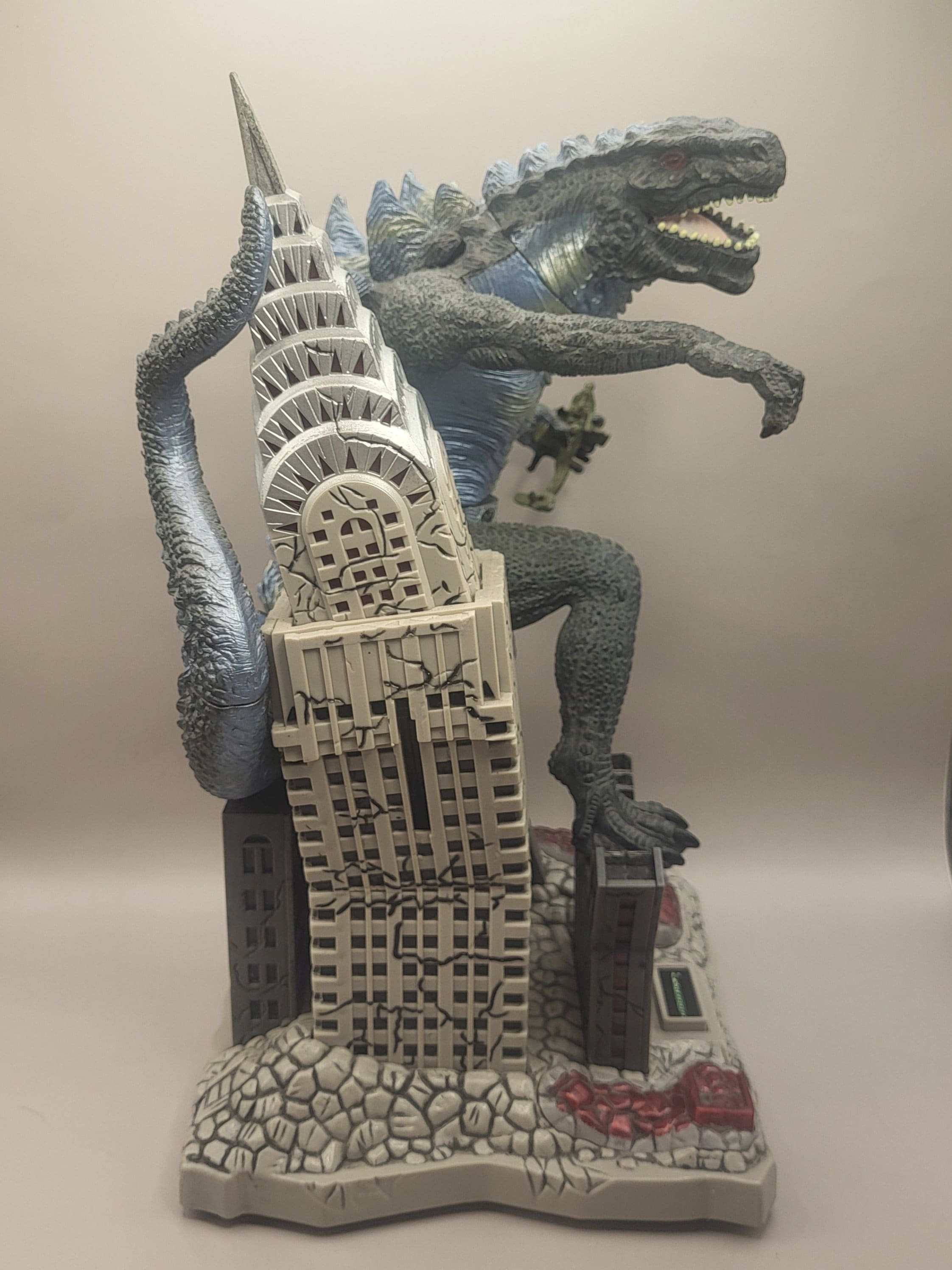 Vintage Godzilla Empire State Building Animated Coin Bank, Rare Toho ...