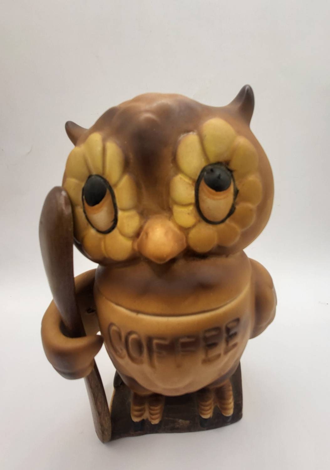 Vintage Owl Coffee Canister Made in Japan Lorrie Design - Etsy