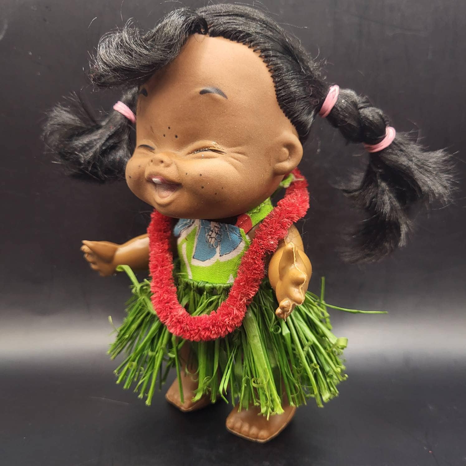 Vintage Hawaiian Doll Happy Hula Girl Mid Century - Etsy