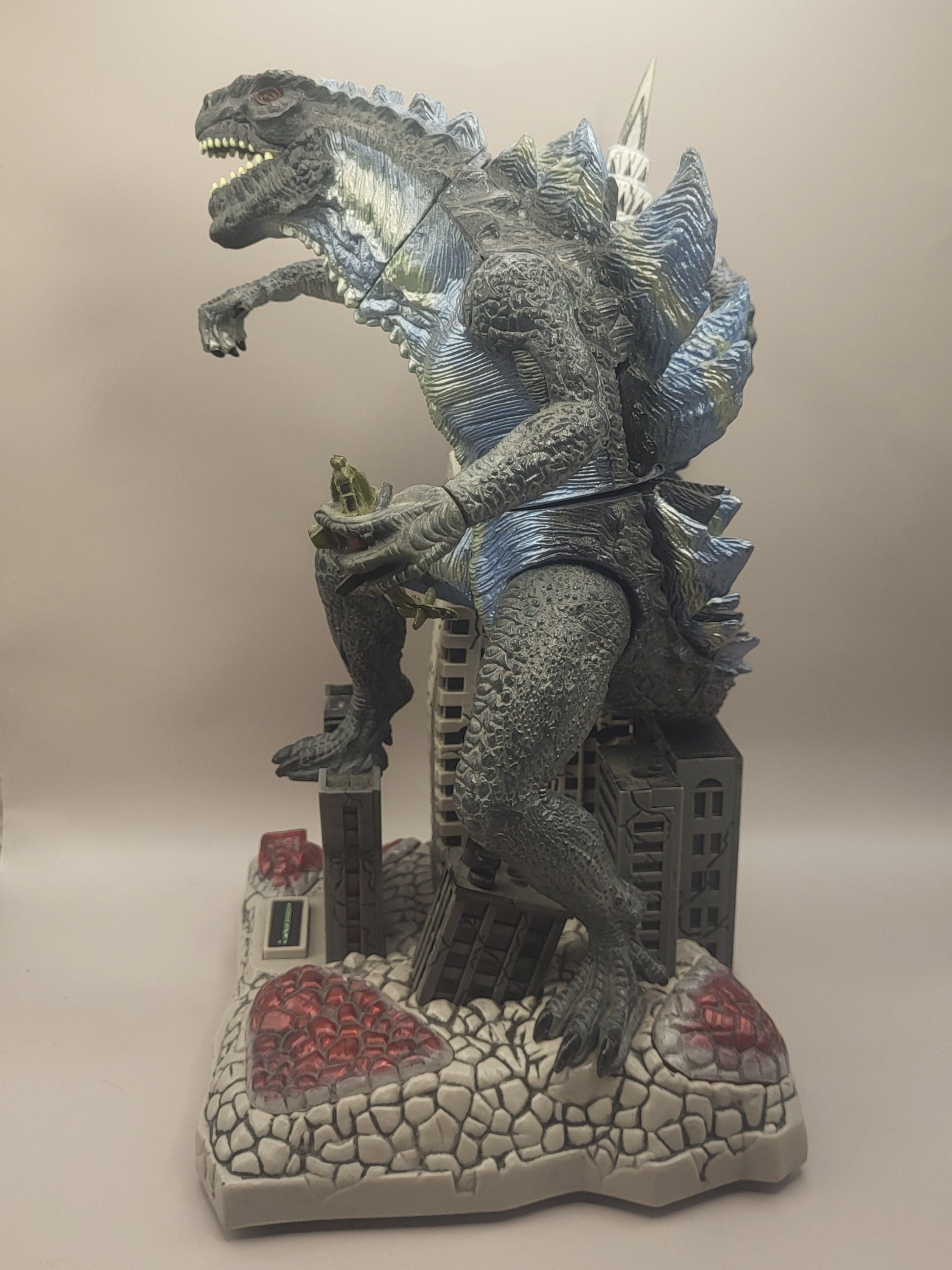 Vintage Godzilla Empire State Building Animated Coin Bank, Rare Toho ...