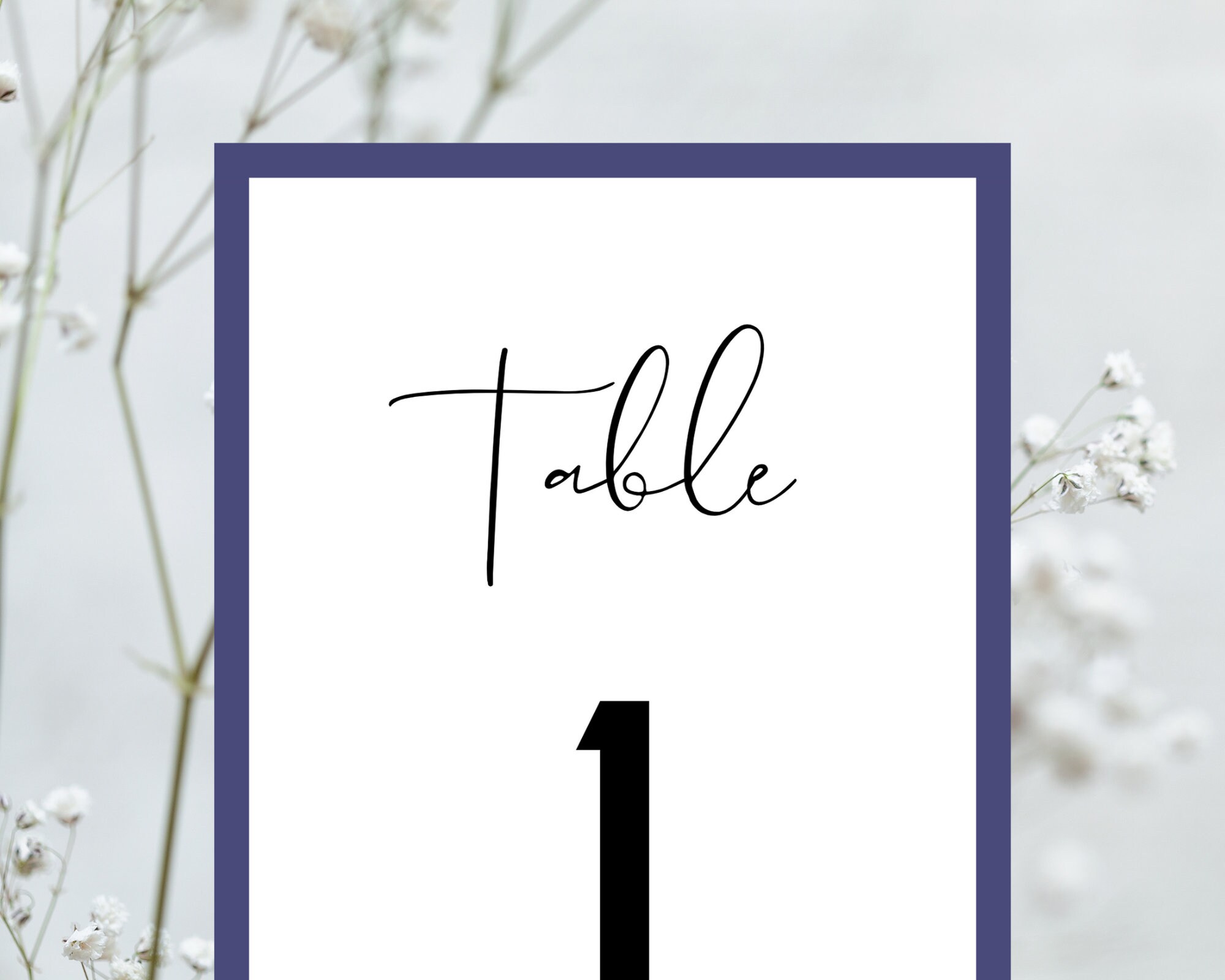 Plantilla de números de mesa, números de mesa, tarjetas de mesa de ...