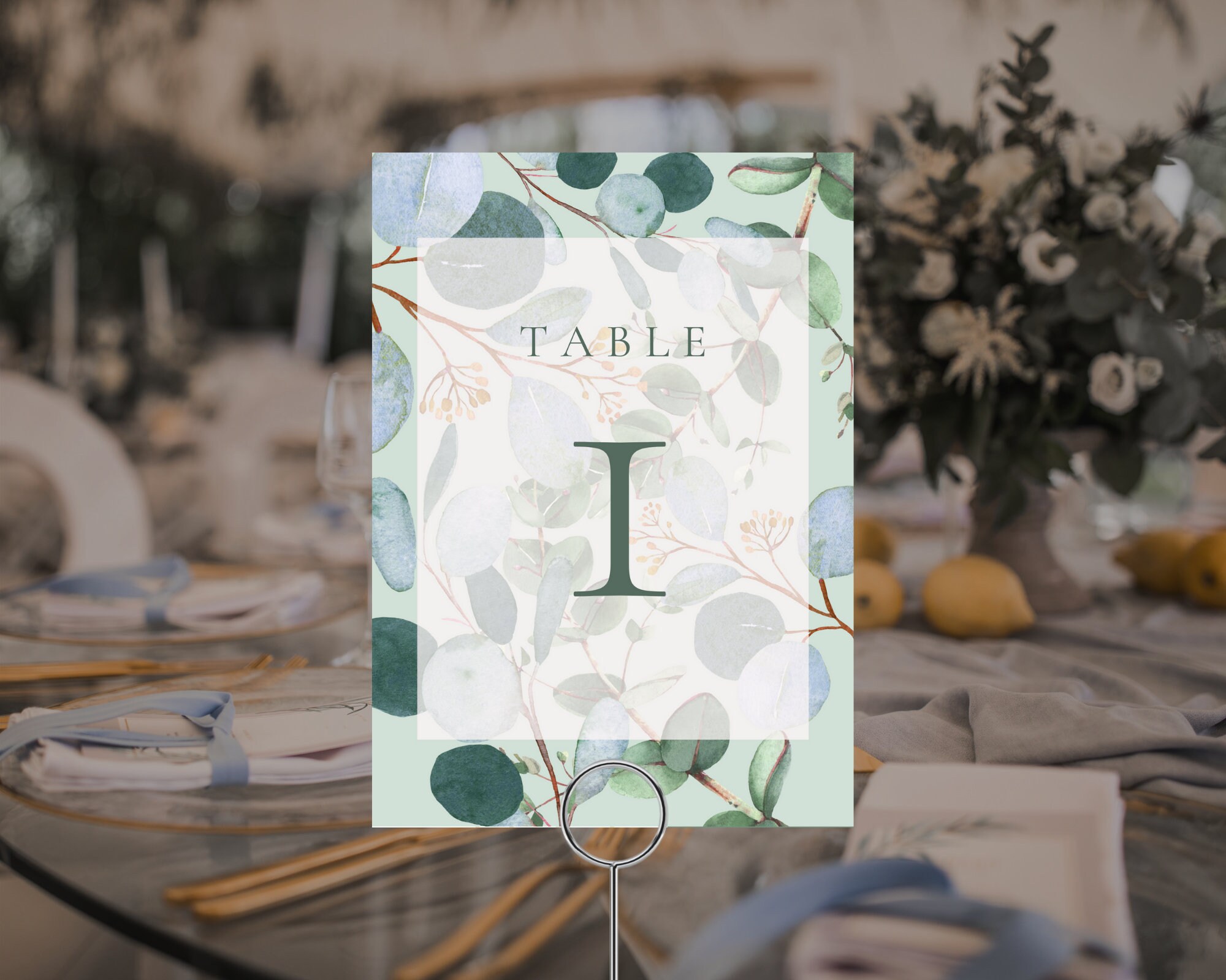 Table Numbers Template Table Numbers 5x7 Personalized - Etsy