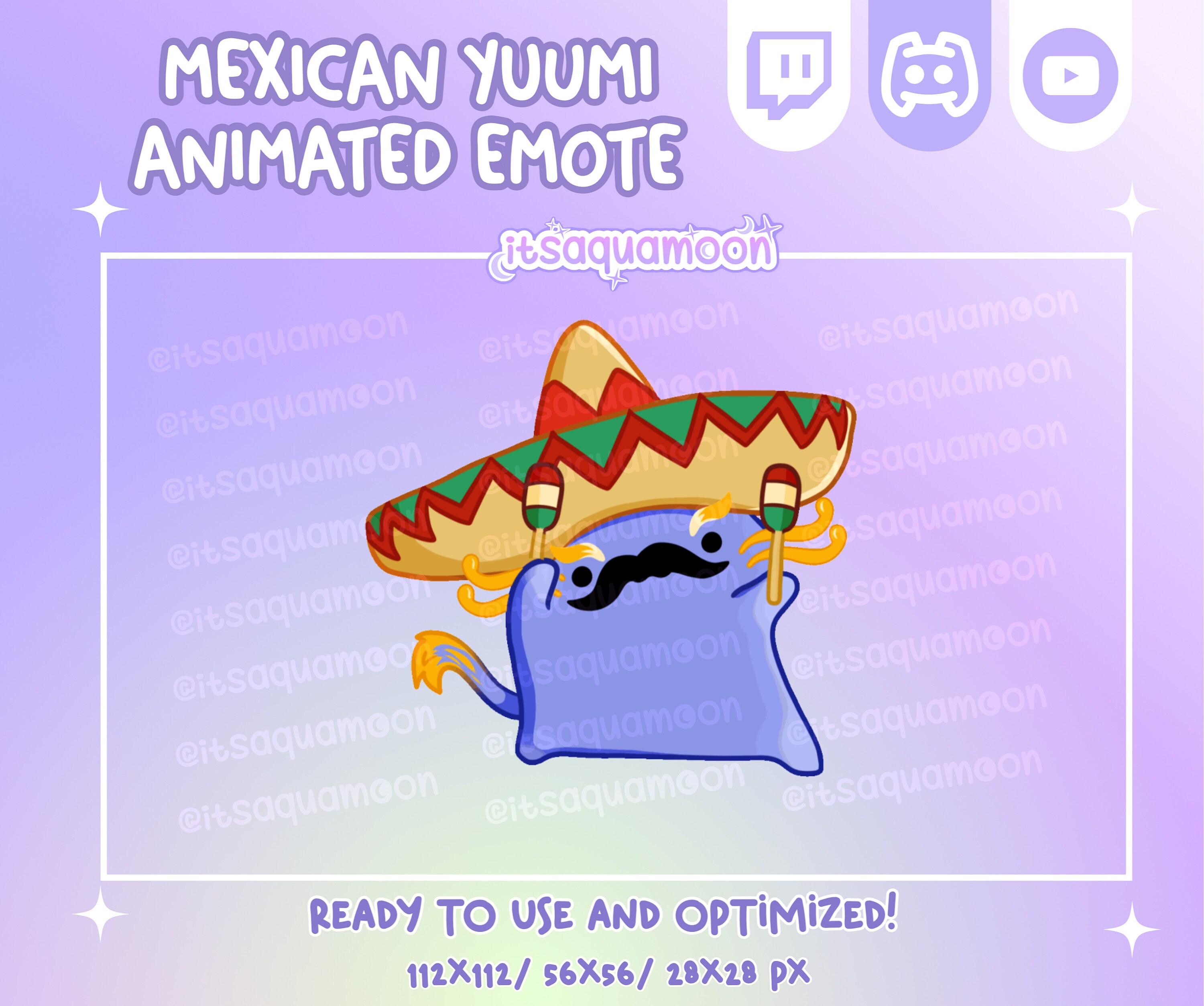 Mexican Yuumi Animated Emote for Twitch / Twitch Emote/stream Emotes ...