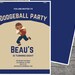 Dodgeball Theme Birthday Party Invitation Template, Sports Basketball ...