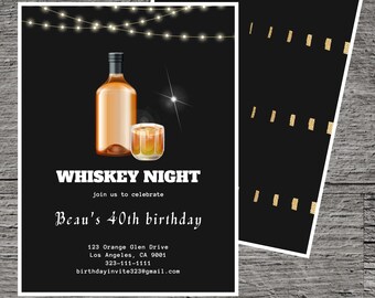Bourbon Tasting Invitation - Etsy