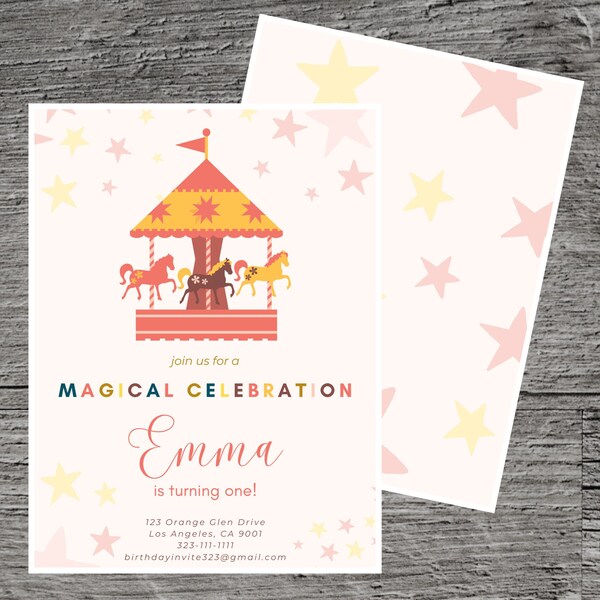 Carousel Party - Etsy