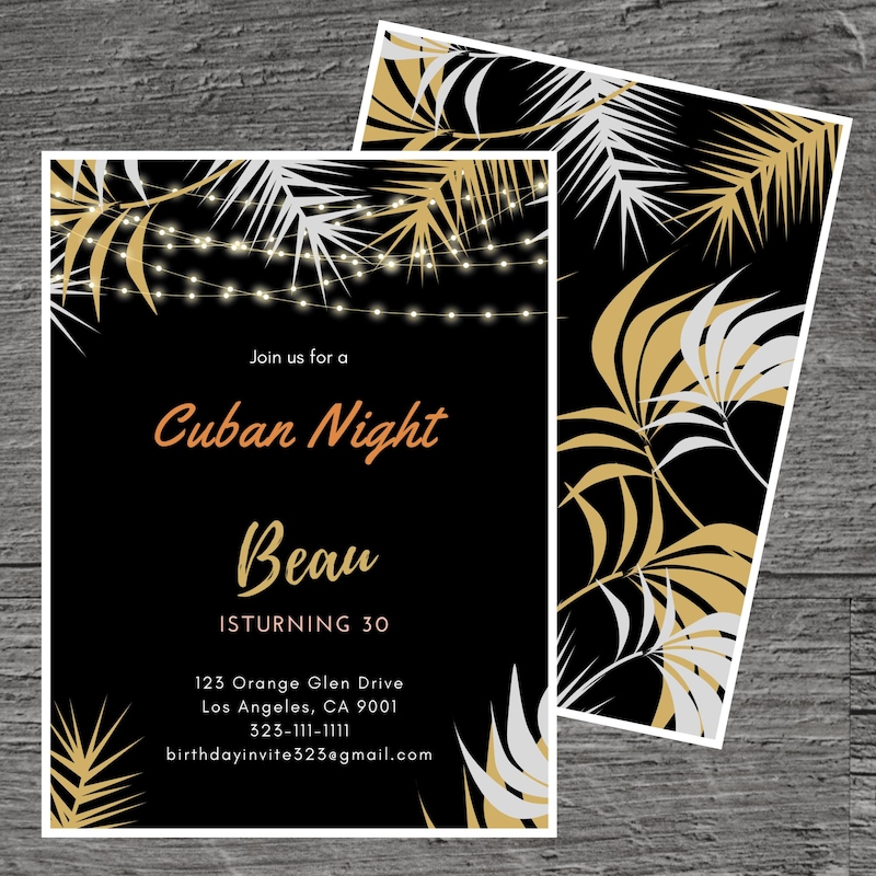 Cuban Theme Party - Etsy