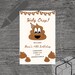 Holy Crap "poop Emoji" for Beau Theme Birthday Party Invitation ...