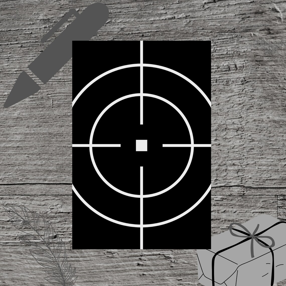 Shooting Range Theme Birthday Party Invitation Template, Archery Rifle ...