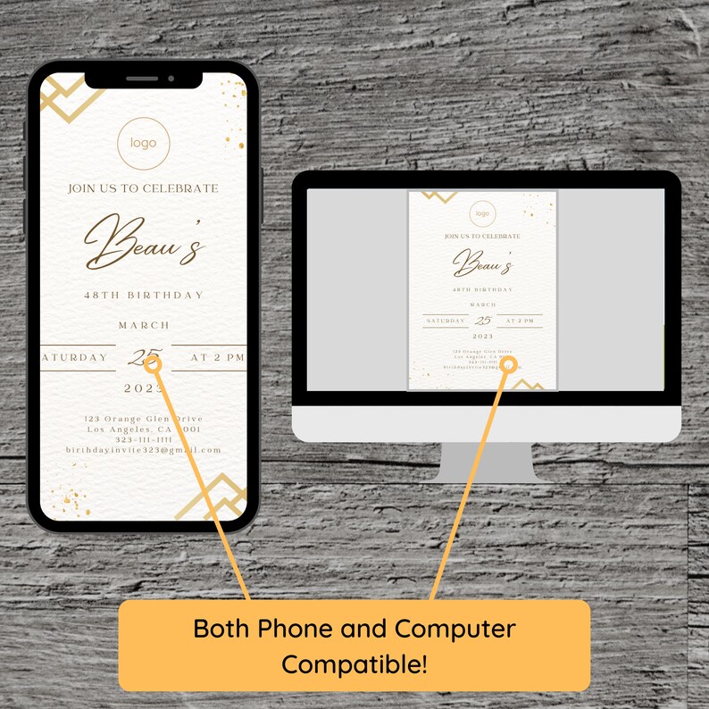 CEO Corporate Theme Birthday Party Invitation Template, President ...