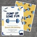 Crossfit Workout for Emma Theme Birthday Party Invitation Template ...