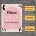 Pilates for Emma Theme Birthday Party Invitation Template, Abduction, C ...