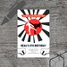 Jiu Jitsu for Beau Theme Birthday Party Invitation Template, Karate ...