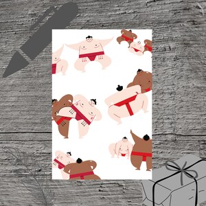 Sumo Theme Birthday Party Invitation, Martial Art Sport Wrestler ...