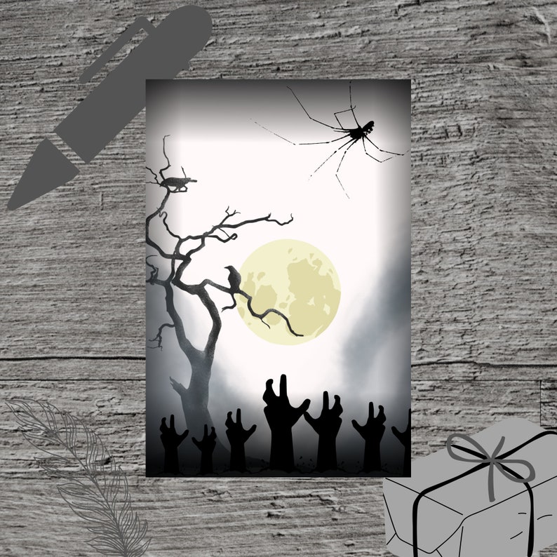 Zombie Infection Birthday Party Invitation, Warning Apocalypse World ...