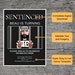 Jail Prison Theme Birthday Party Invitation, Sentenced Trial Inmate ...