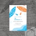 Kayaking for Beau Theme Birthday Party Invitation Template, Paddle ...