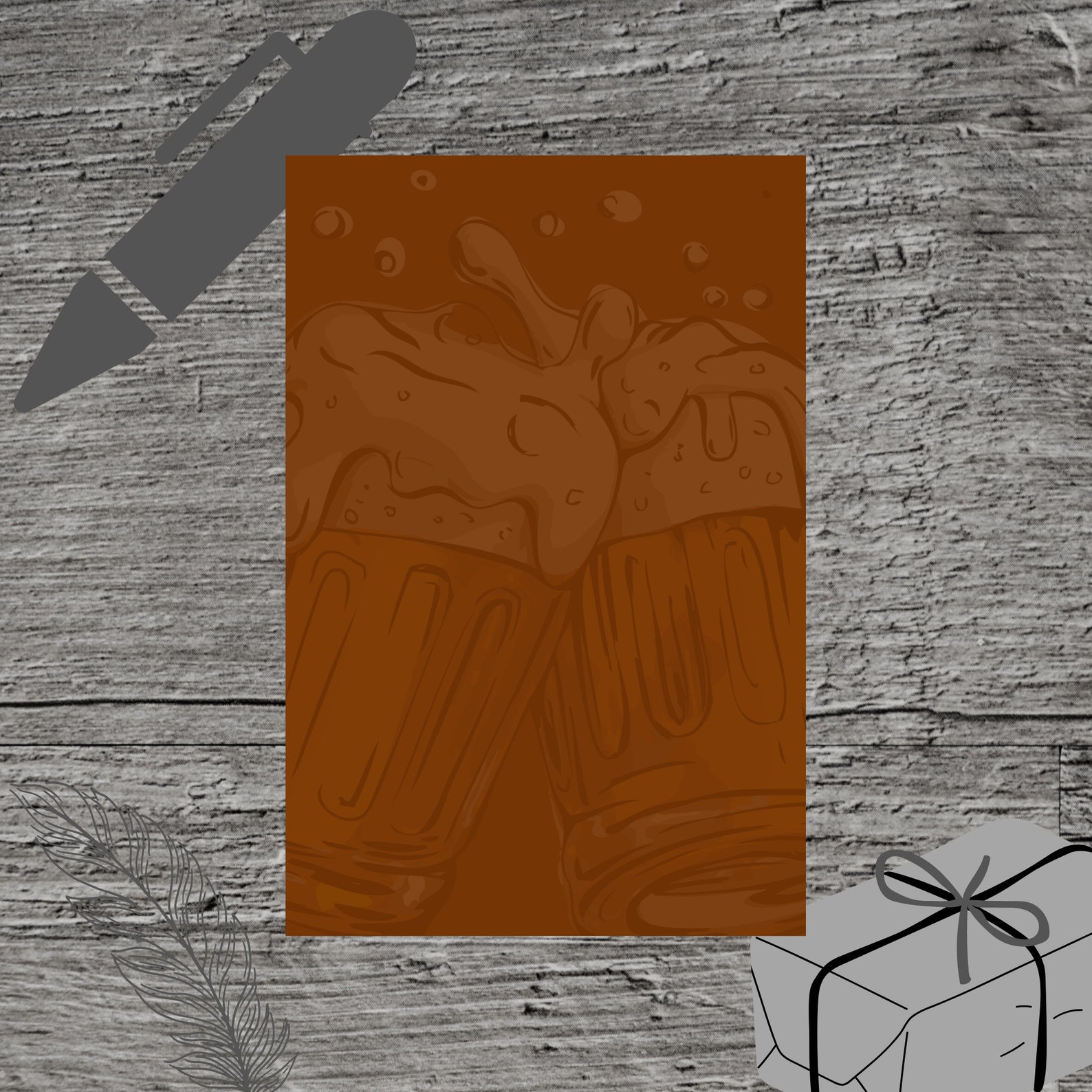 Beer Theme Birthday Party Invitation, Brewery Brews Beer-tasting Suds ...