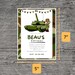 Military Kids Theme Birthday Party Invitation Template, Army Soldiers ...