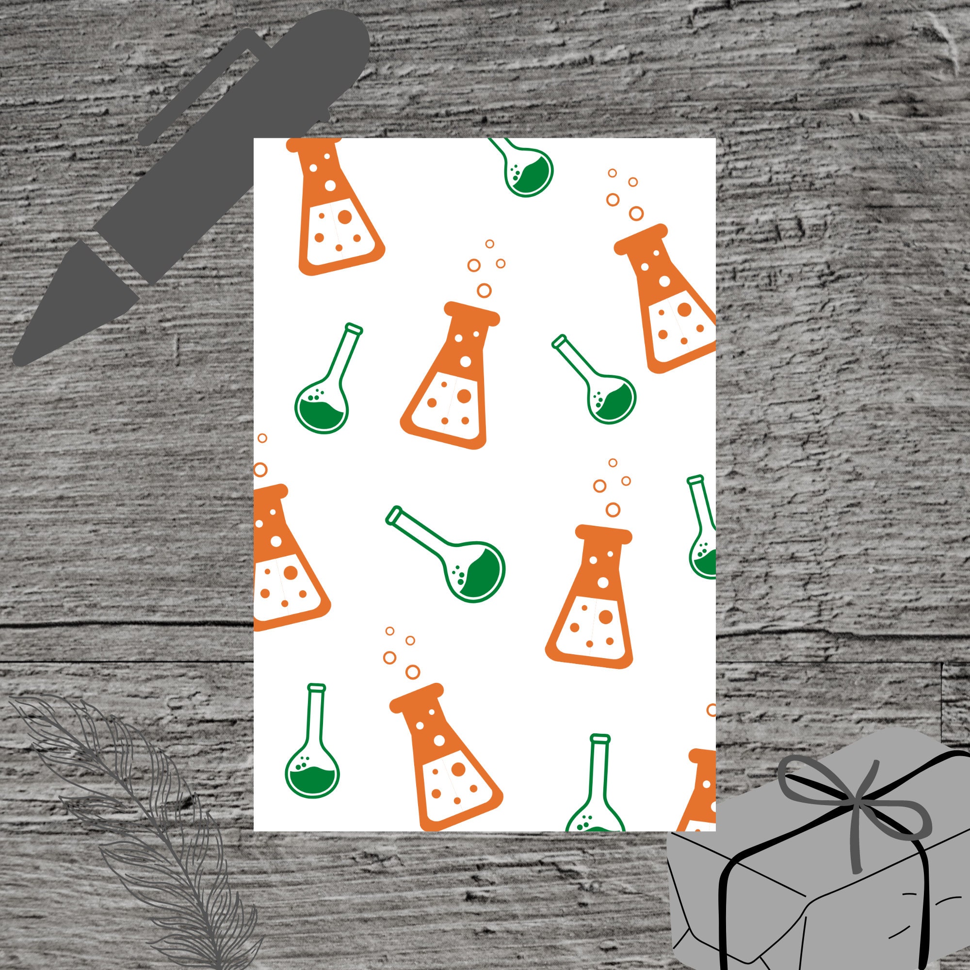 Mad Scientist Theme Birthday Party Invitation Template, Science ...