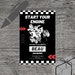 ATV Quad Theme Birthday Party Invitation, Racing Dune Buggy Dirt Bike ...