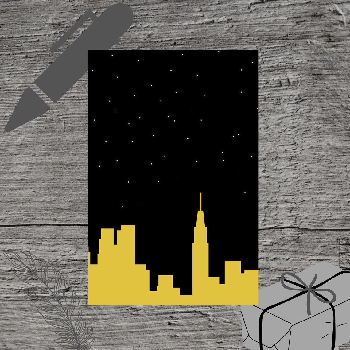New York Theme Birthday Party Invitation Template, City Queens Brooklyn ...