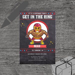 Lucha Libre Wrestling for Beau (mexican Mask) Theme Birthday Party ...