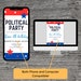 Political Theme Birthday Party Invitation Template, Government Republic ...