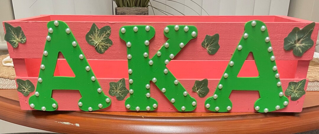 Alpha Kappa Alpha Crate - Etsy